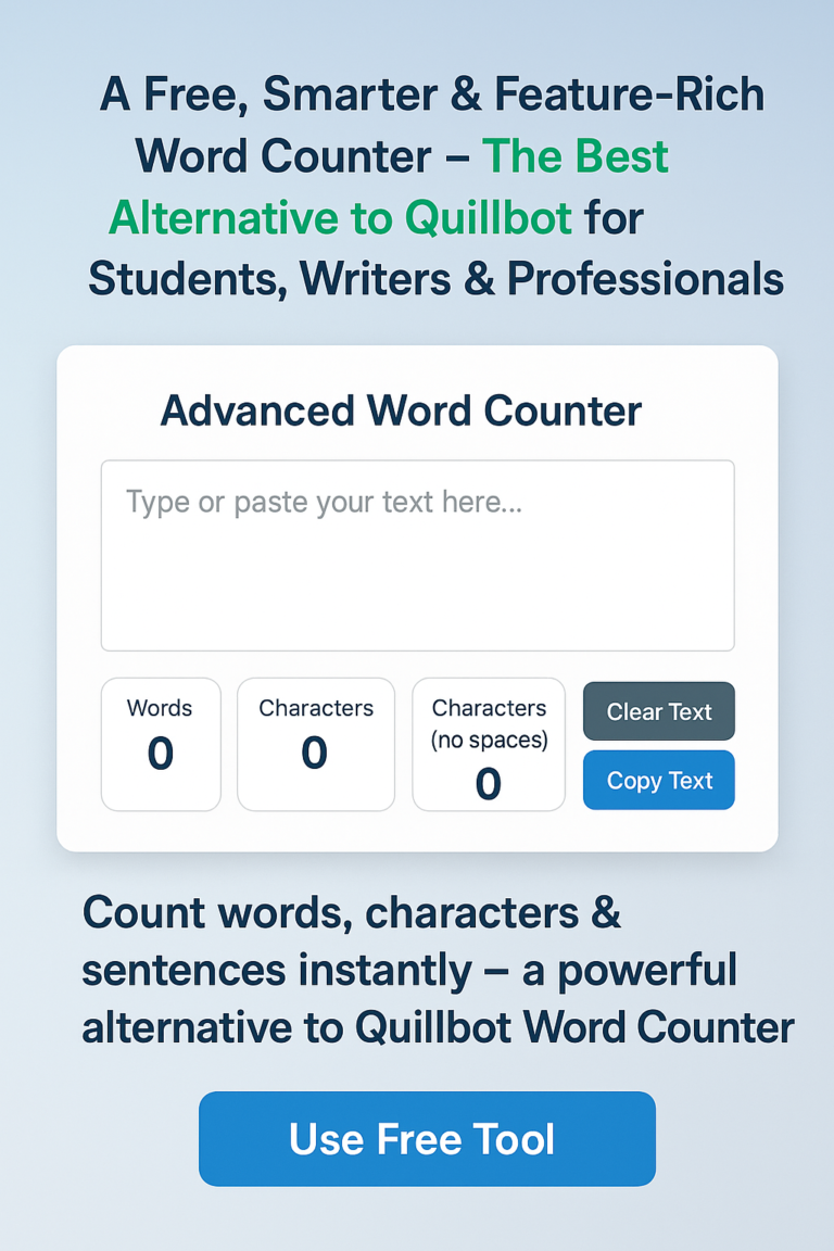 Quillbot Word Counter | Free Online Tool & Best Alternative